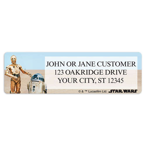 Star Wars Address Labels
