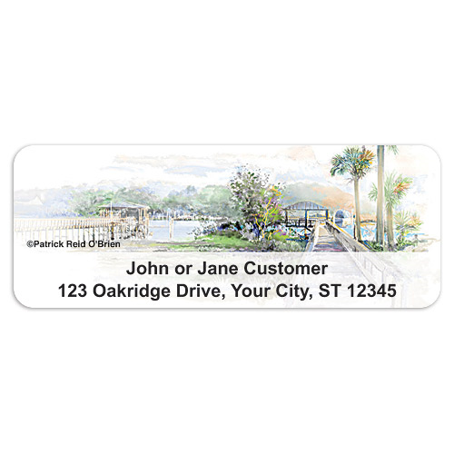 Calm Breeze Address Labels | Walmart Checks